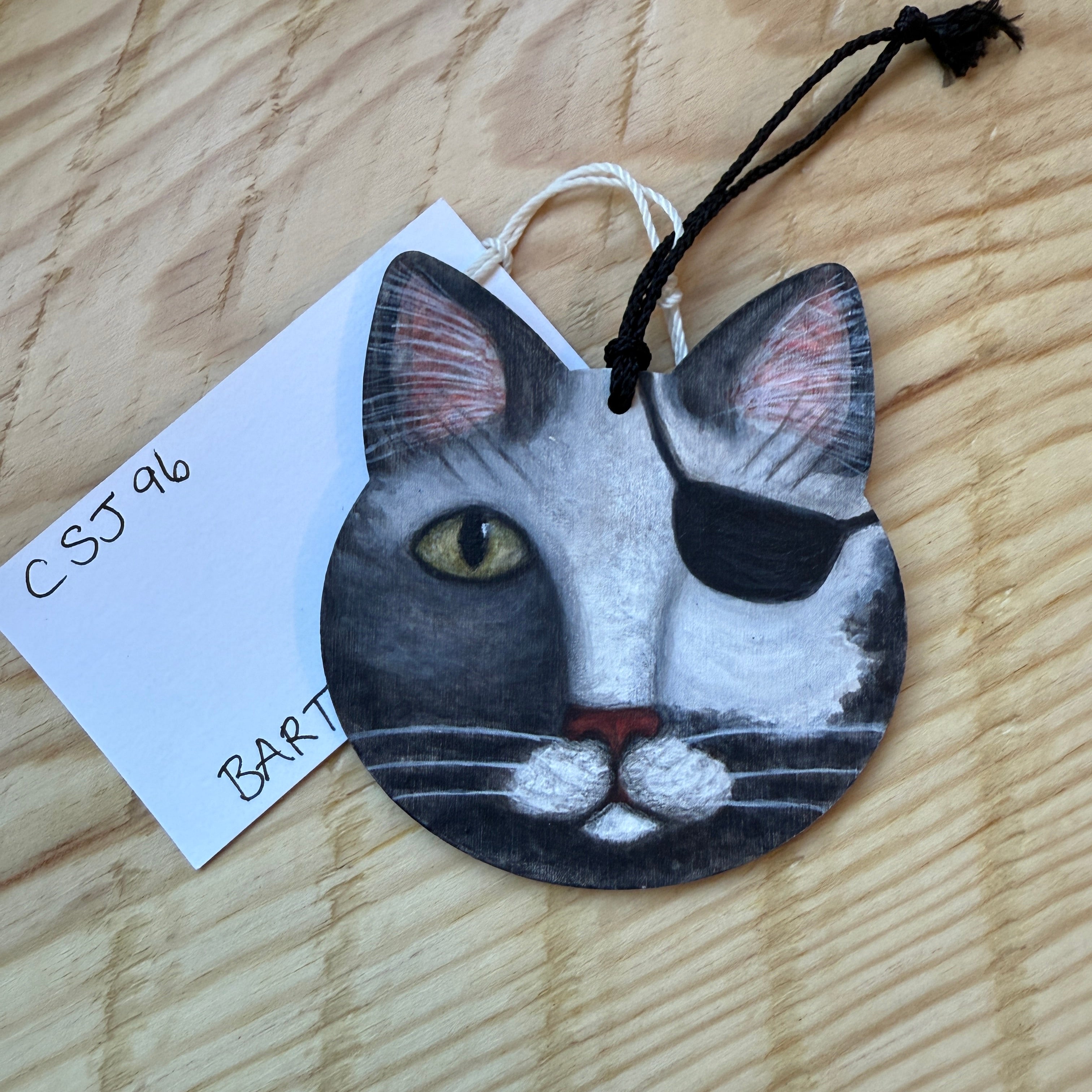 CSJ096 "Bart" Cat ornament | UP~Scale Art